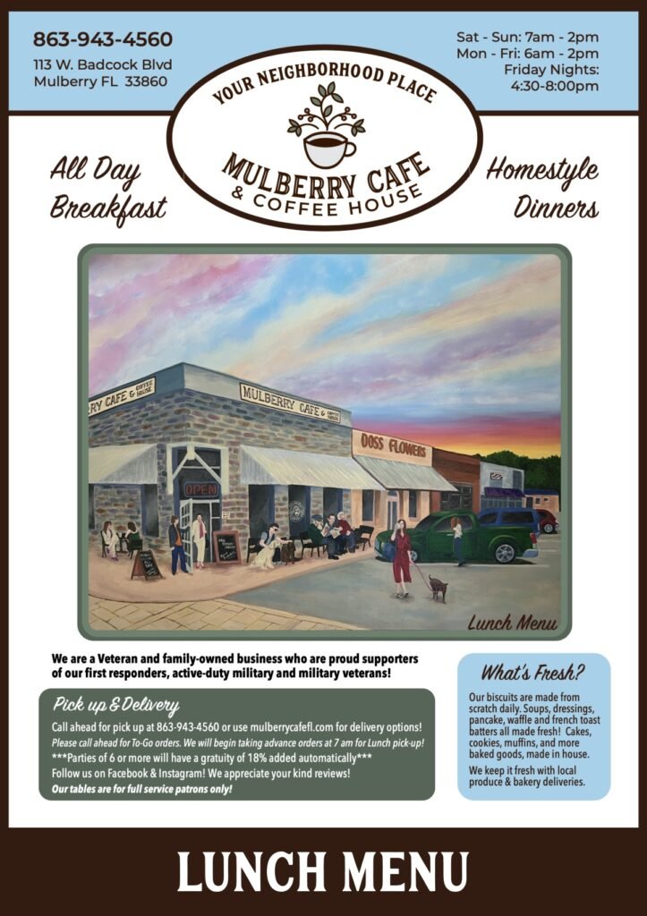 MULBERRY CAFE & COFFEE HOUSE – Your Neighborhood Place